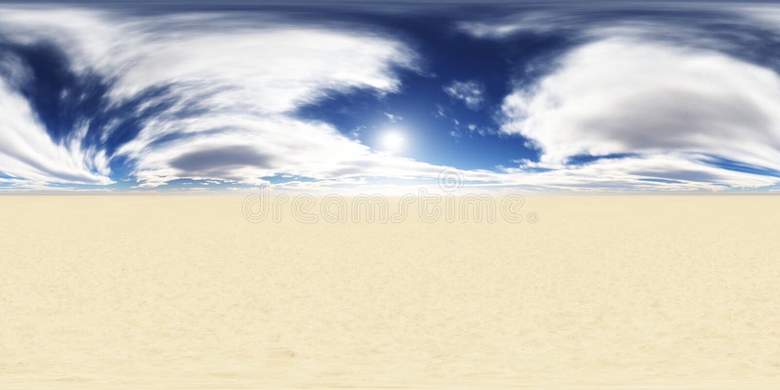 360 Degree Texture Sky Background with Clouds, Equirectangular ...