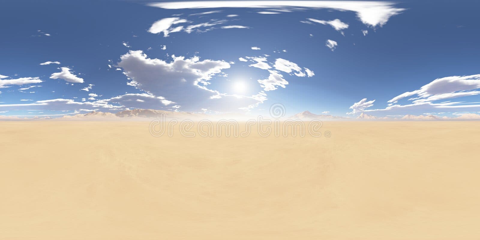 360 Degree Texture Sky Background with Clouds, Equirectangular ...