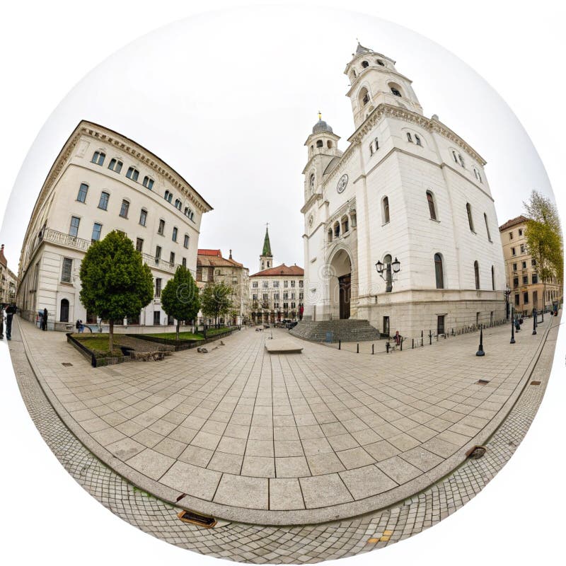 360 Degree Panorama Isolated on White Background Stock Illustration ...