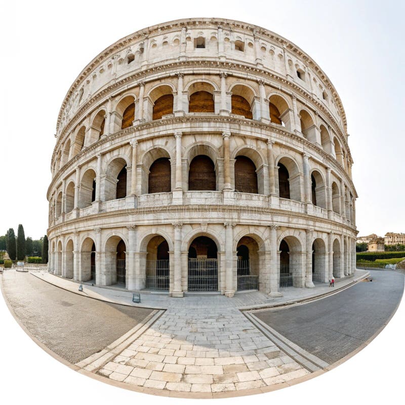 360 Degree Panorama Isolated on White Background Stock Illustration ...