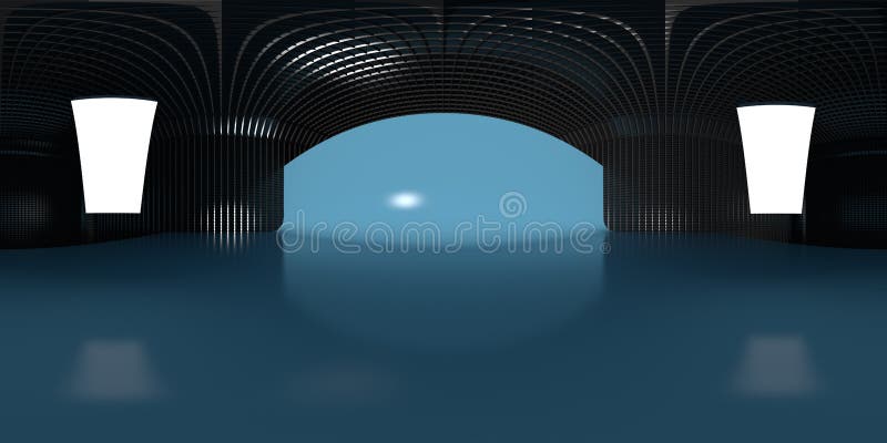 VR 360 Studio Panorama with Reflections Animation 3D Hdri Stock ...