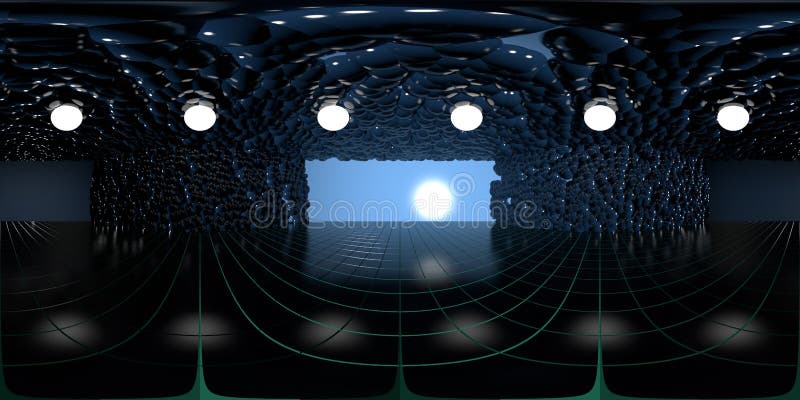 VR 360 Studio Panorama with Reflections Animation 3D Hdri Stock ...