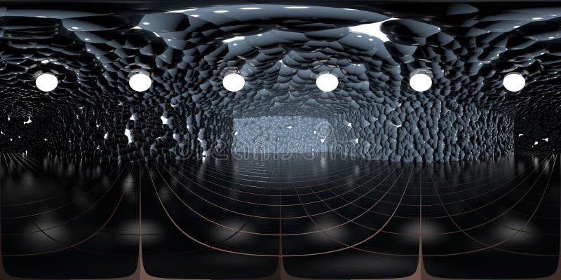 VR 360 Studio Panorama with Reflections Animation 3D Hdri Stock ...