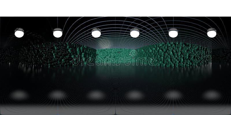 VR 360 Studio Panorama with Reflections Animation 3D Hdri Stock ...