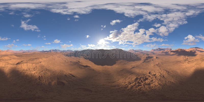 360 Degree Panoramic Sky and Clouds, Equirectangular Projection ...