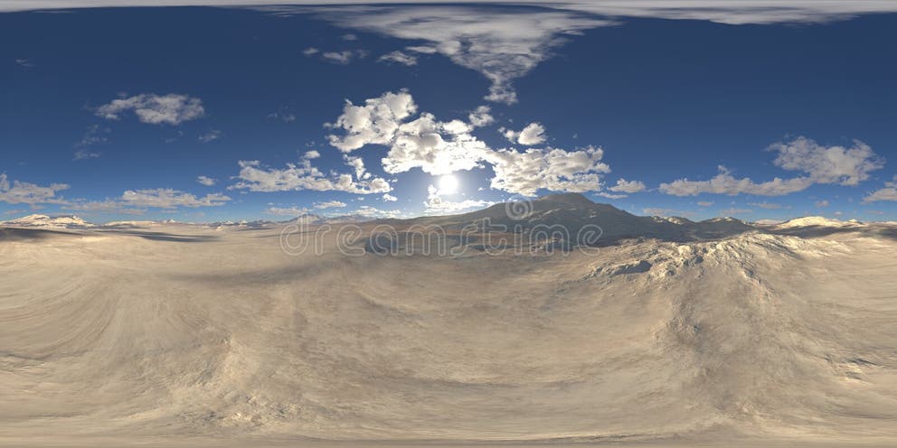 360 Degree Panoramic Sky and Clouds, Equirectangular Projection ...