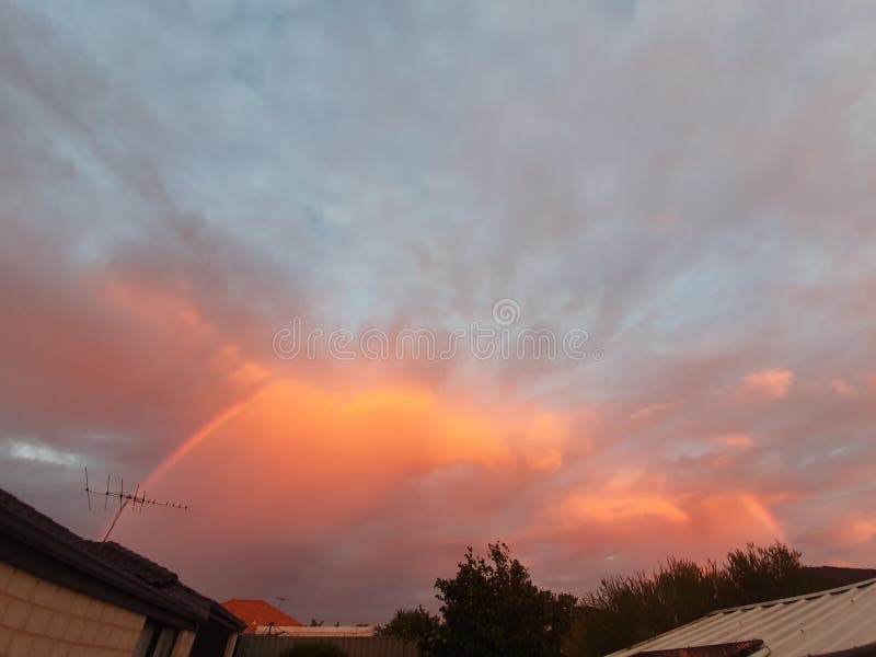 A 360-degree Rainbow Formed Around the Sun during Midday As Seen from ...