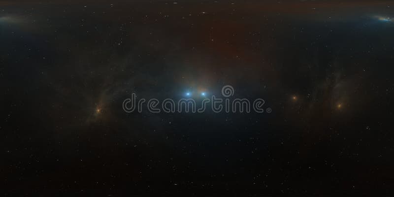 360 Degree Space Background. Panorama, Environment 360 HDRI Map Stock ...