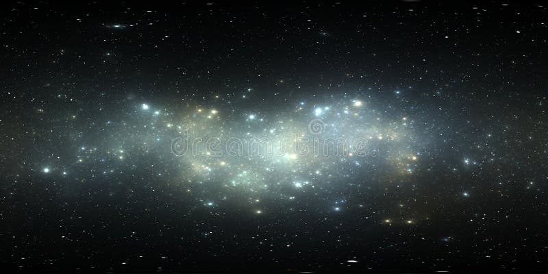 360 Degree Space Galaxy Panorama, Equirectangular Projection ...