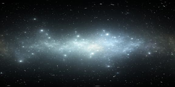 360 Degree Space Galaxy Panorama, Equirectangular Projection ...