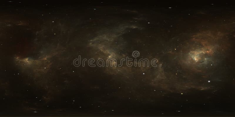 360 Degree Starry Night Sky Texture, Night Desert Landscape ...