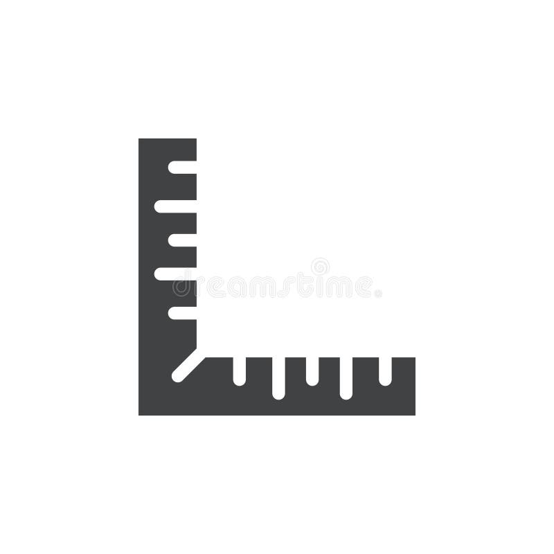 Degree Square Ruler Icon Simple Vector Symbol Stock Vector ...