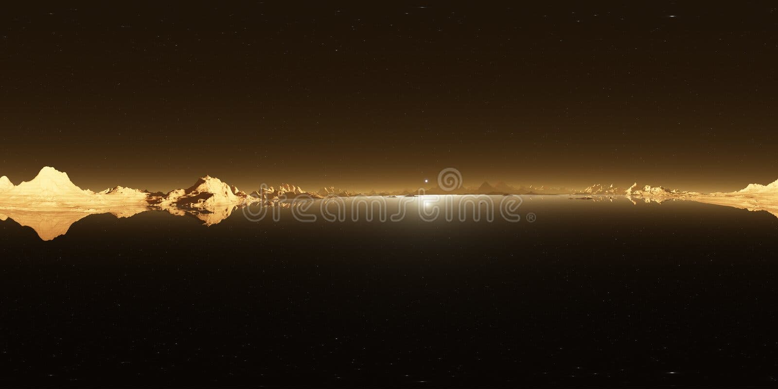 360 Degree Moon Landscape, Equirectangular Projection, Environment Map ...