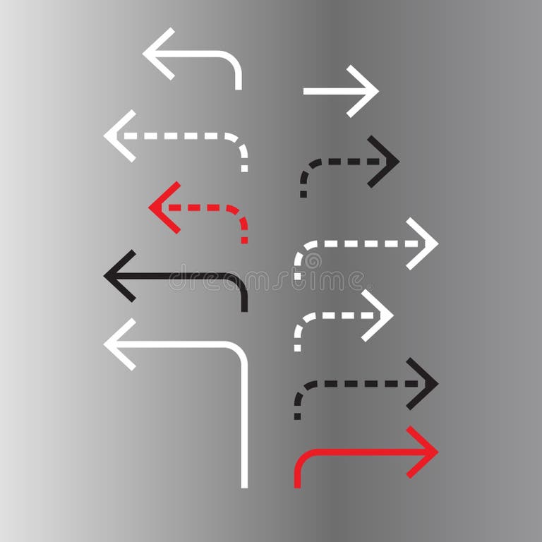 90 Degree Arrow Stock Illustrations – 287 90 Degree Arrow Stock ...