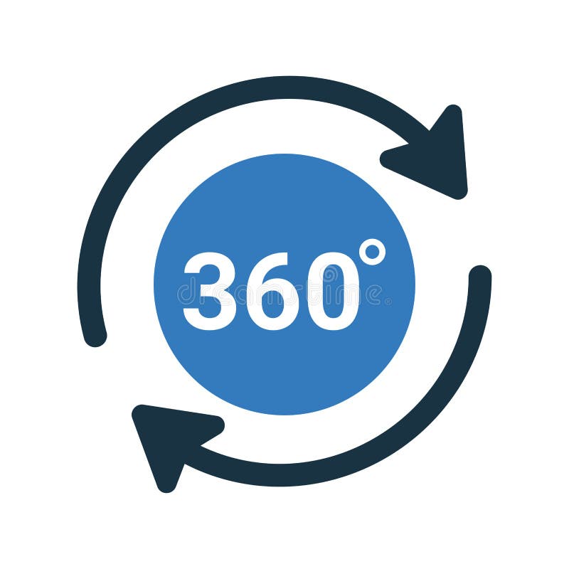360, Degree, View Icon. Editable Vector Graphics Stock Illustration ...