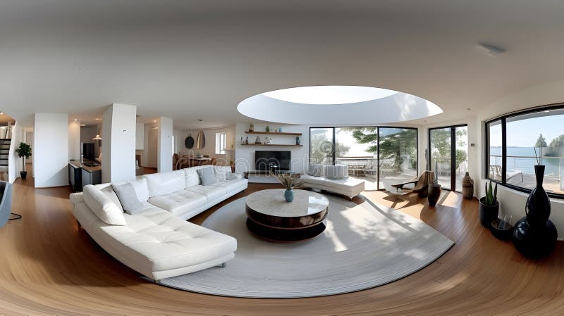 360-degree Virtual Property Walkthroughs Stock Illustration ...