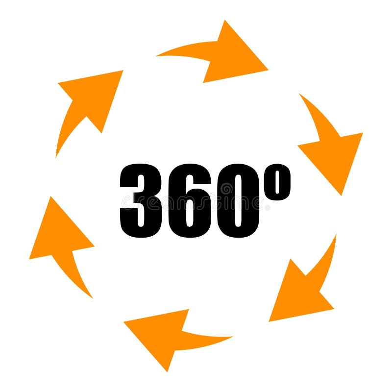 360 Degrees Angle Sign Showing Full Rotation Stock Illustration ... 360 Degrees Angle Sign Showing Full Rotation Stock Illustration ...