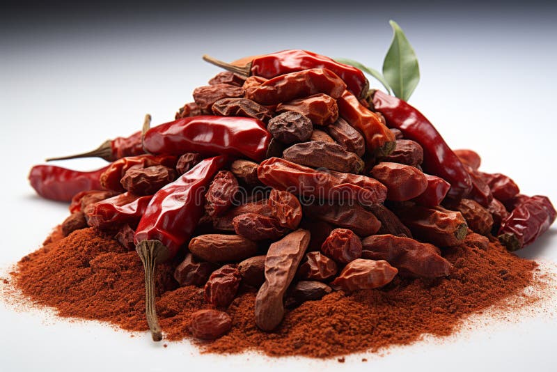 Dehydrated Chilli Granule stock illustration. Illustration of granule ...