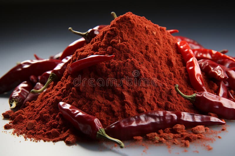 Dehydrated Chilli Granule stock illustration. Illustration of fresh ...