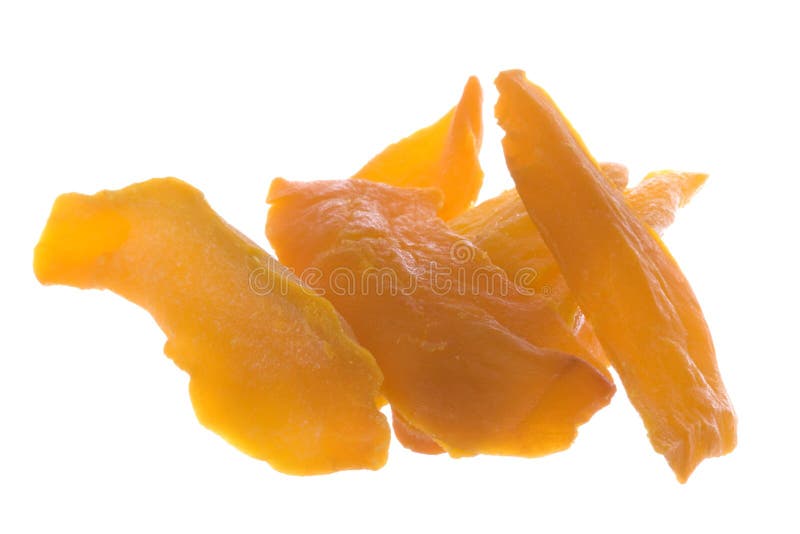Dehydrated Sliced Mango Isolated Stock Image - Image of nutrition ...
