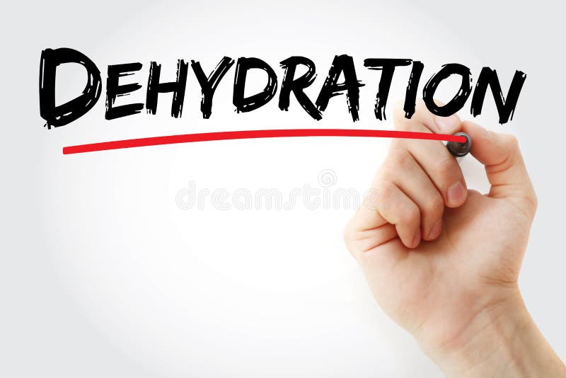 Dehydration Word Cloud on Grey Background Stock Image - Image of sweat ...