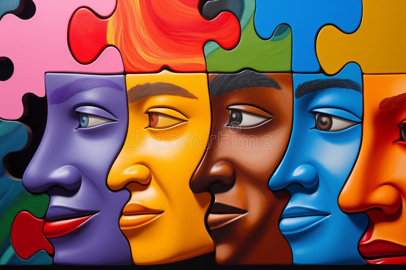 DEI, Diversity Equity and Inclusion Concept. Different Faces Puzzle ... DEI, Diversity Equity and Inclusion Concept. Different Faces Puzzle ...