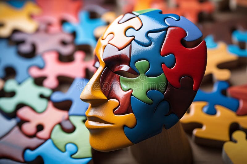 DEI, Diversity Equity and Inclusion Concept. Different Faces Puzzle ...