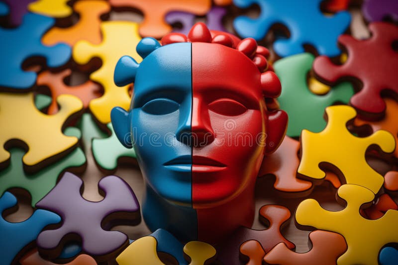 DEI, Diversity Equity and Inclusion Concept. Different Faces Puzzle ...