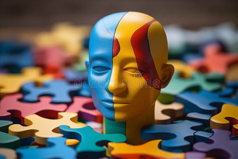 DEI, Diversity Equity and Inclusion Concept. Different Faces Puzzle ...