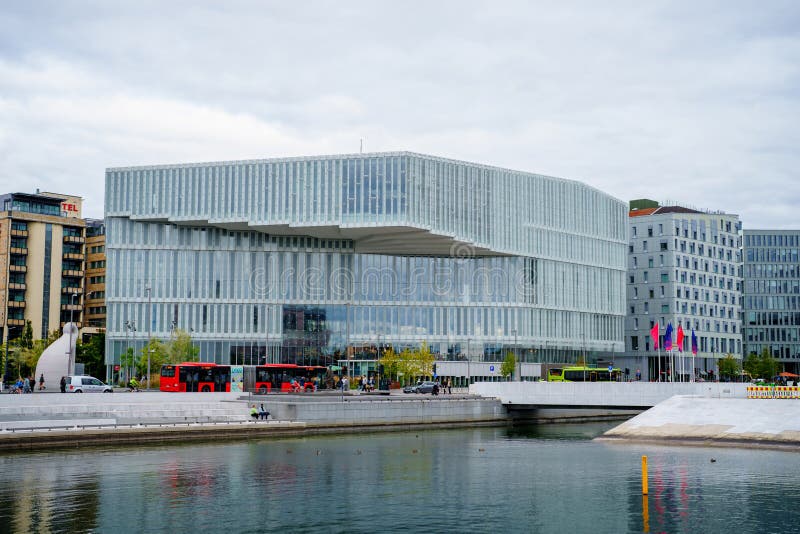 Deichman BjÃ¸rvika Oslo Public Library Norway Editorial Stock Image ...