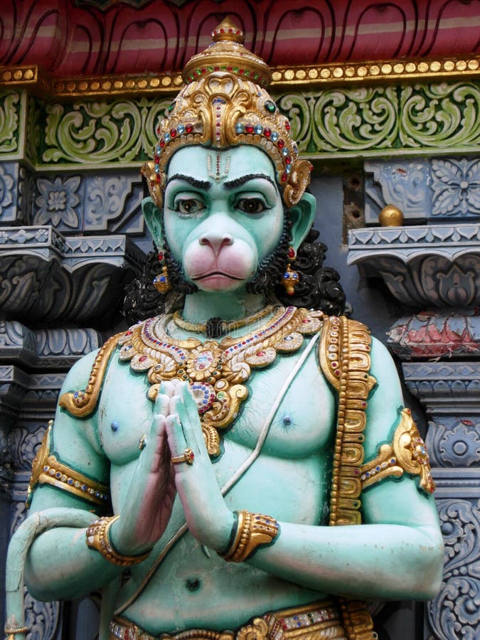 Hanuman, deidad india imagen de archivo. Imagen de templo - 2502981