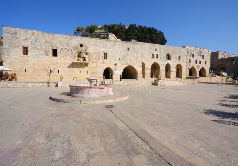 Deir el-Qamar, Lebanon stock image. Image of middle, historical - 12136123