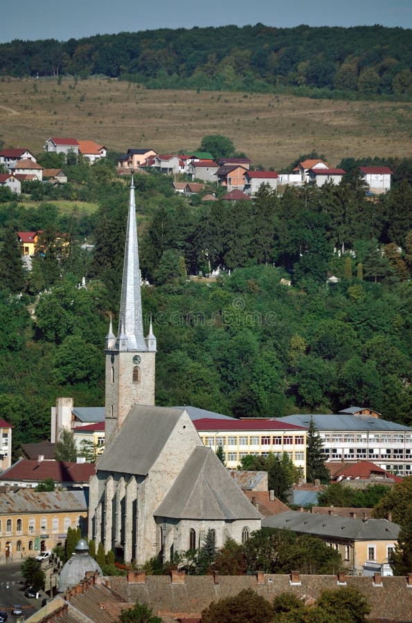 Dej city in Romania stock photo. Image of gothic, clean - 29263206