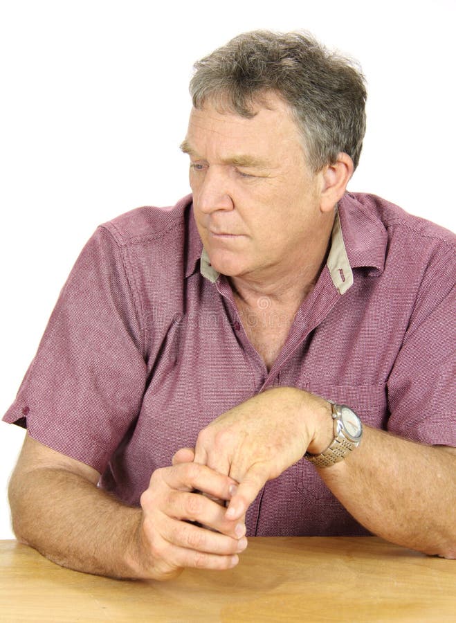 Dejected Man stock image. Image of aged, glum, middle - 27176377