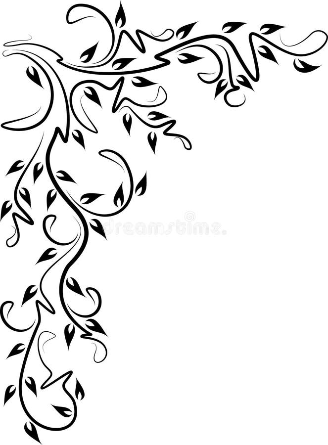 Dekorative Ecke. vektor abbildung. Illustration von graphik - 16494828