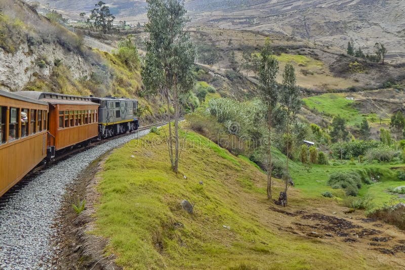 Del Diablo Train Trip Alausi Ecuador De Nariz Photo stock - Image du ...