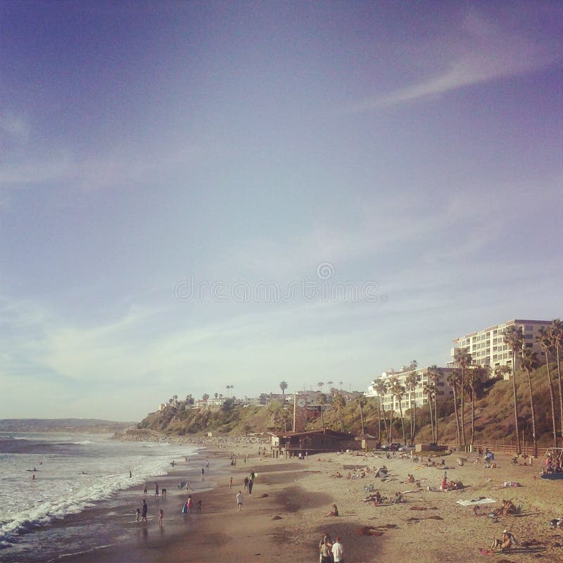 Del Mar Beach editorial photography. Image of southern - 75765962