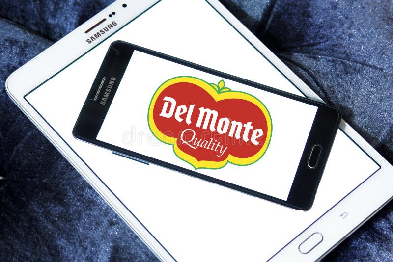 Del Monte Foods firmy logo zdjęcie editorial. Obraz złożonej z emblemat ...