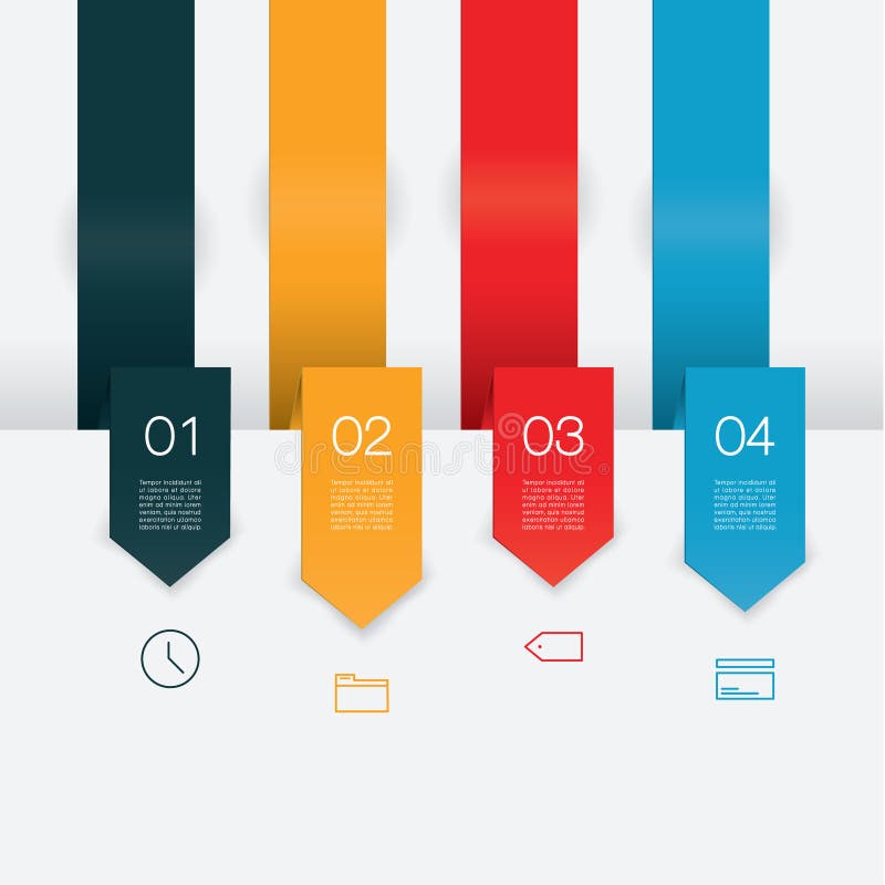 Del Vector Plantilla Colorido. Ilustración del Vector - Ilustración de ...