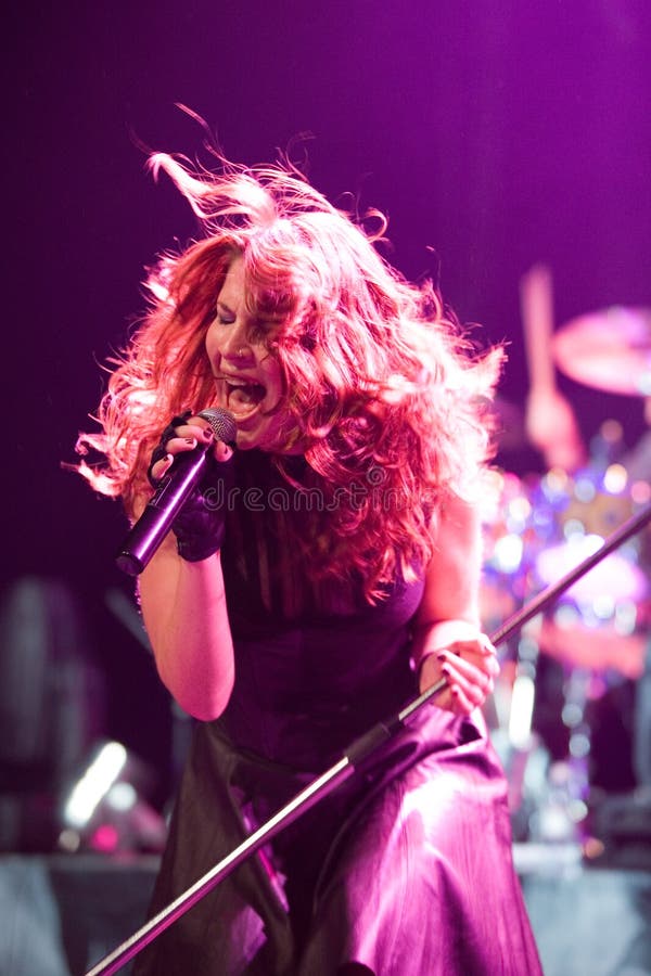 Delain Dutch Metal Band Perform in Budapest Editorial Image - Image of ...