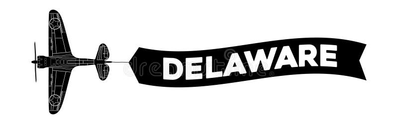 Delaware Advertisement Banner Stock Vector - Illustration of banner ...