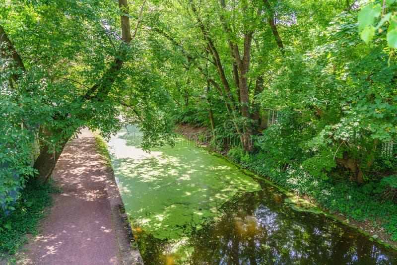 Delaware Canal Towpath, New Hope, PA Stock Image - Image of ...