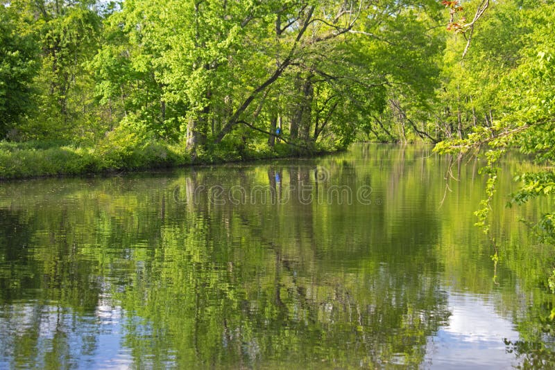 Delaware and Raritan Canal Waterway -04 Stock Image - Image of creek ...