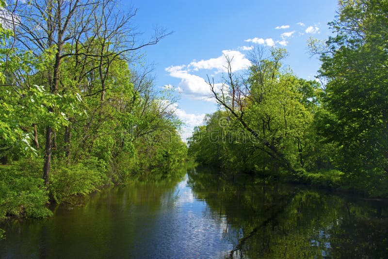 Delaware and Raritan Canal Waterway -05 Stock Image - Image of canal ...