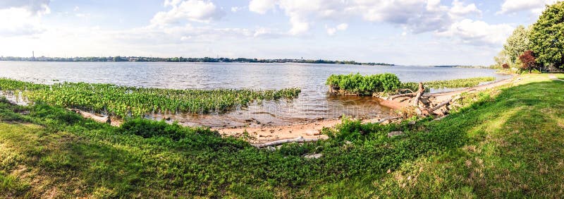 Delaware River stock image. Image of pleasant, walk, morning - 43954193
