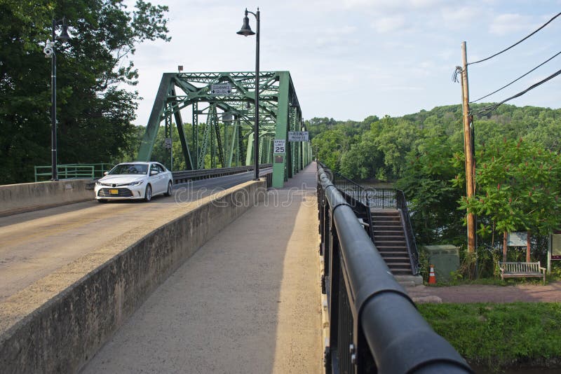 Delaware River Truss Bridge at Stockton, NJ -12 Stock Photo - Image of ...