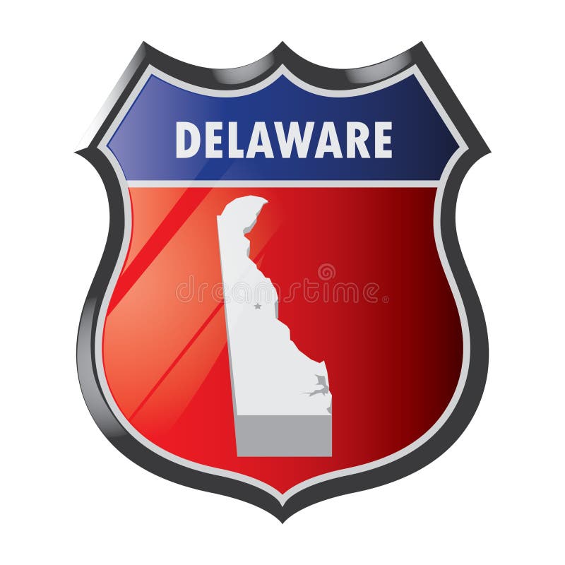 Delaware State. Vector Illustration Decorative Design Stock Vector ...