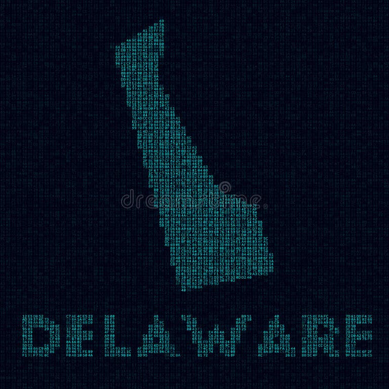 Delaware tech map. stock vector. Illustration of abstract - 169461278