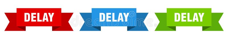 Delay Banner Stock Illustrations – 1,349 Delay Banner Stock ...
