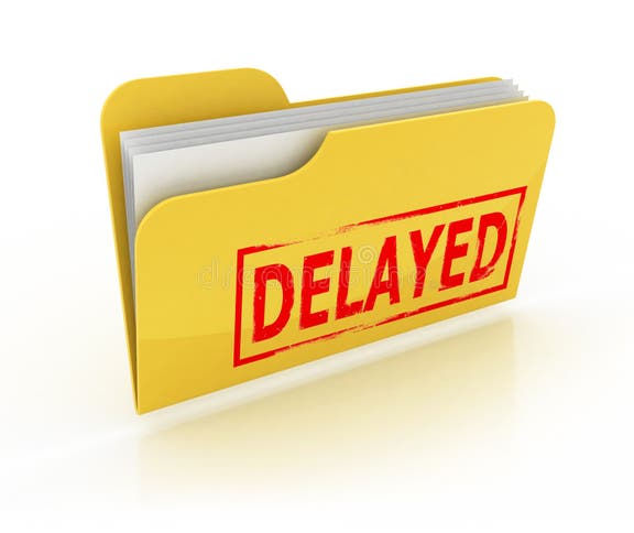 Delayed Folder Icon Stock Illustrations – 2 Delayed Folder Icon Stock ...